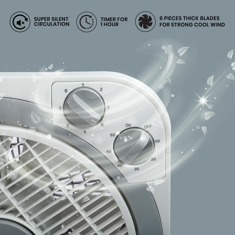 10 Inch Box Fan | Light weight Box Fan – happyhome