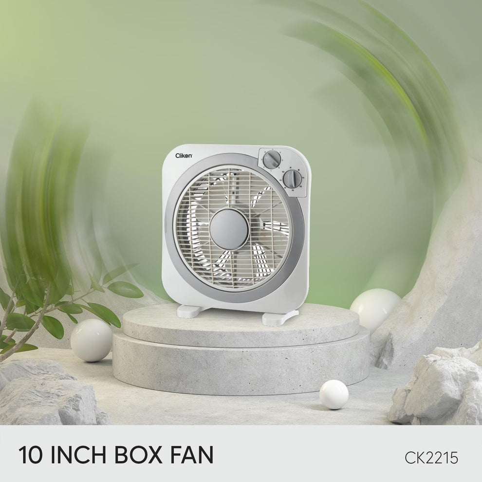10 Inch Box Fan | Light weight Box Fan – happyhome