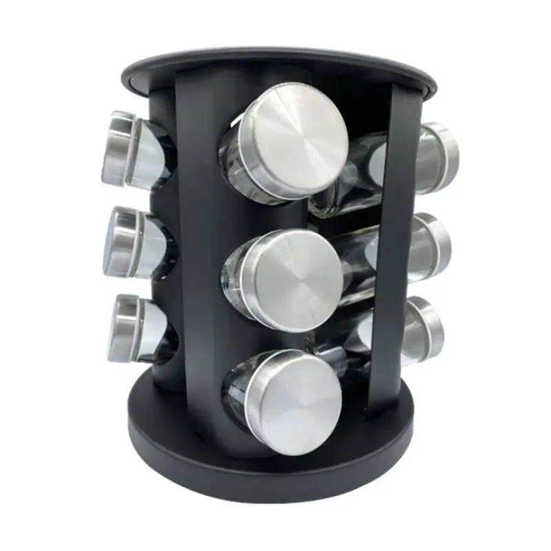 Rotating Spice Rack | 12 Bottle Spice Rack – happyhome