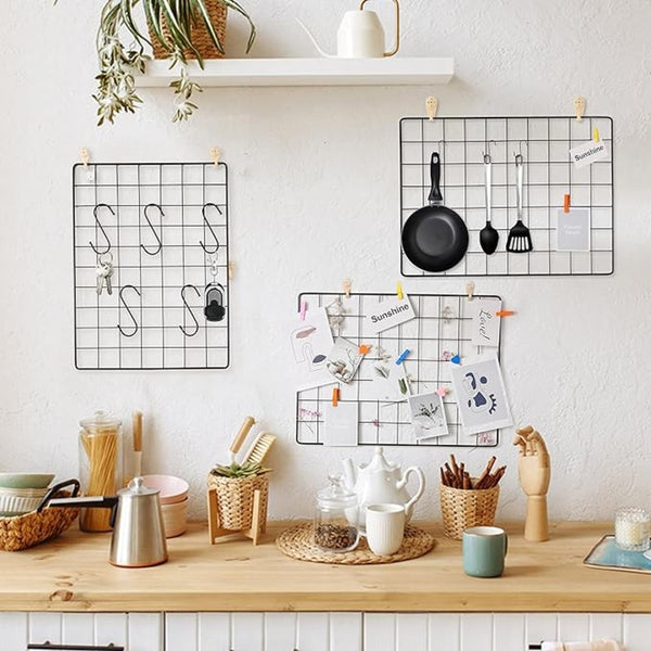 Wire Wall Panel | Collage for hanging wall decoration – happyhome